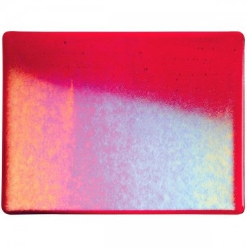 verre Bullseye COE90 rouge 1122-31 feuillet 20x25cm