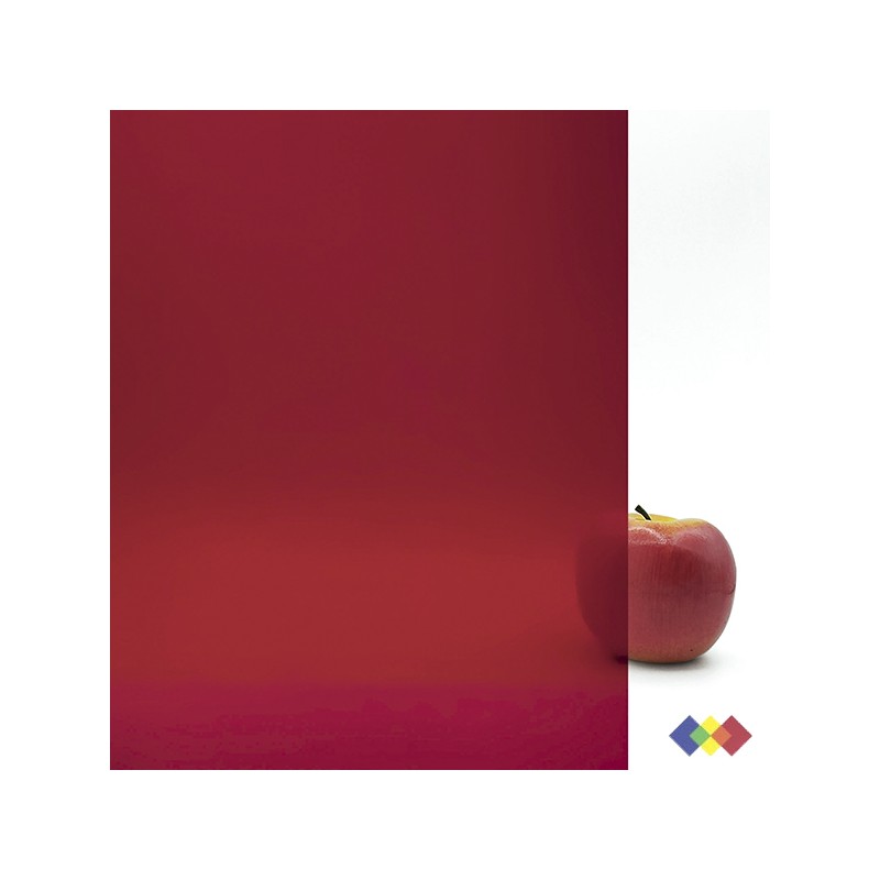 SP Transparent 151S-F rouge clair 30x30cm